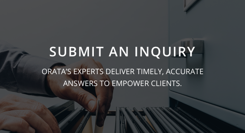 Submit An Inquiry | Orata Engineering